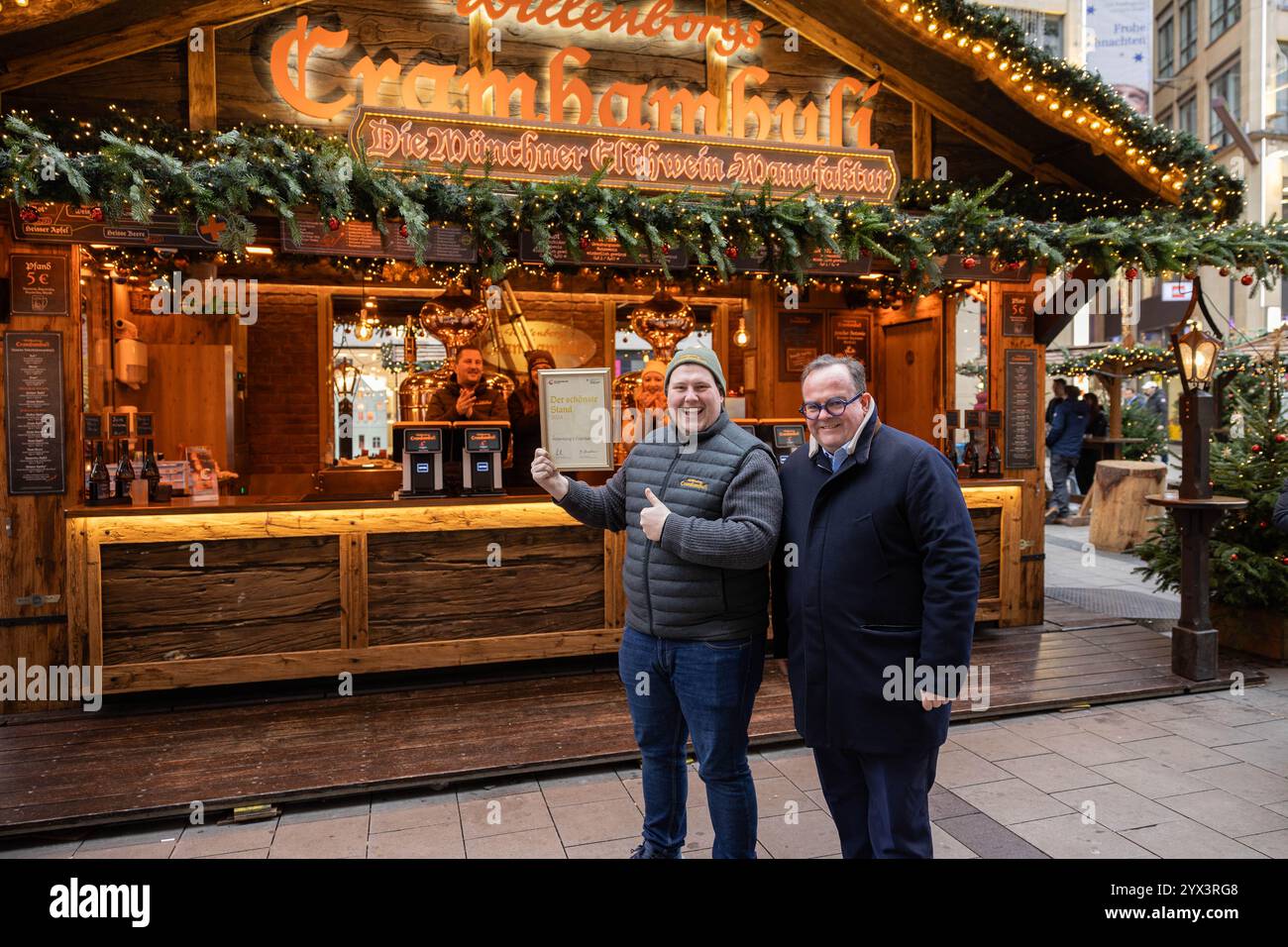 Sebastian Willenborg and Clemens Baumgaertner ( CSU ) in front of Willenborgs Crambambuli. The ...