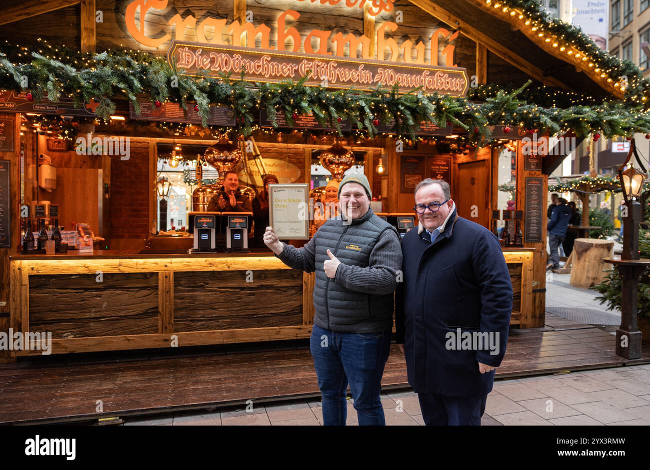 Sebastian Willenborg and Clemens Baumgaertner ( CSU ) in front of ...