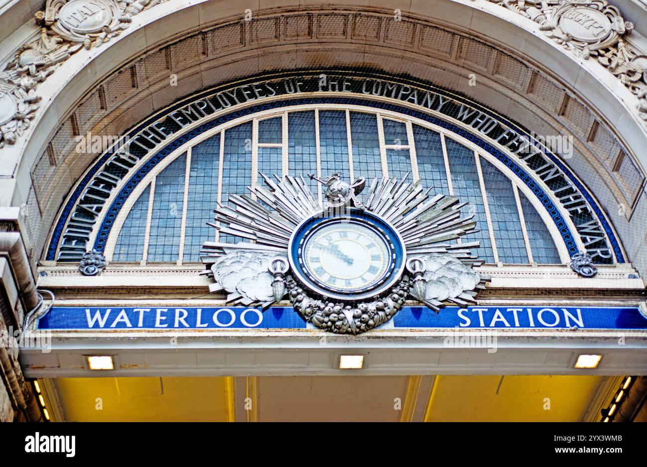 Waterloo station entrance hi-res stock photography and images - Alamy