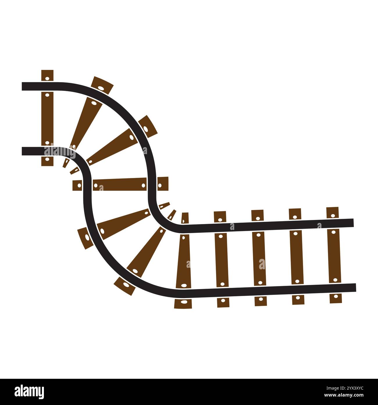 railroad tracks logo vector icon symbol illustration design template ...