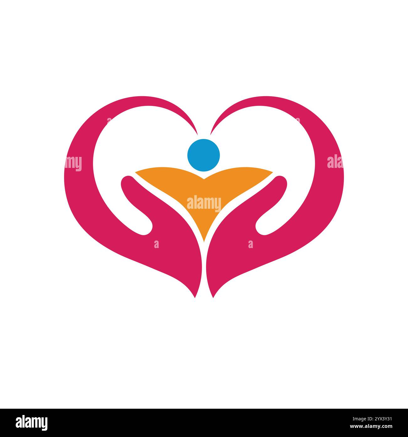 Colorful figures form circle celebrating unity and togetherness Stock ...