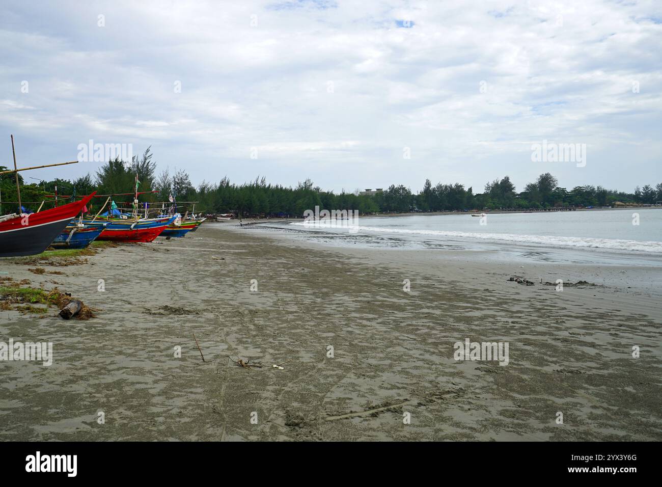 Pantai Jakat Beach, Panjang Beach, Bengkulu, Sumatera, Indonesia Stock ...