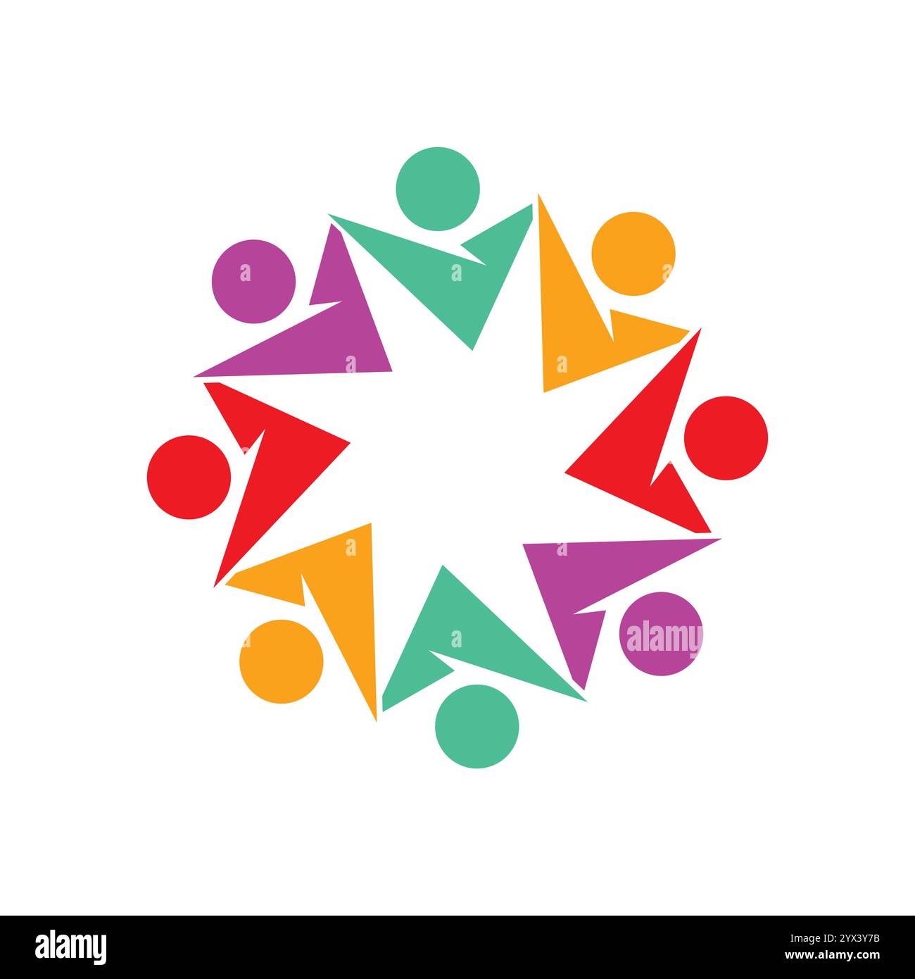 Colorful of Unity and Community logo Stock Vector Image & Art - Alamy