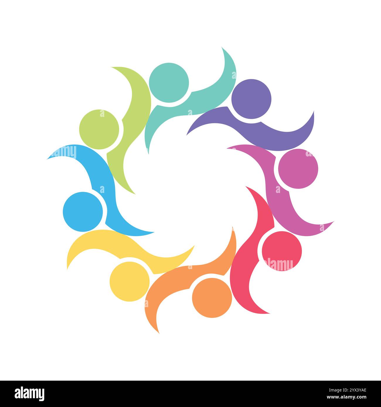Colorful of Unity and Community logo Stock Vector Image & Art - Alamy