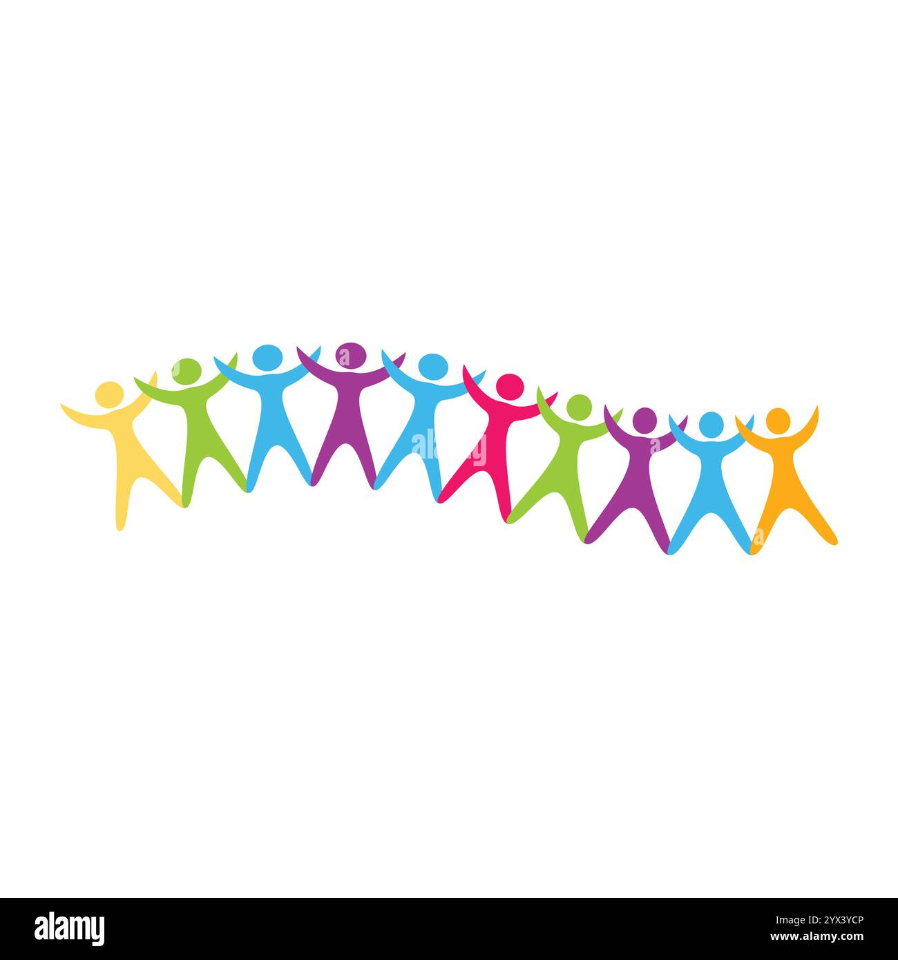 Colorful of Unity and Community logo Stock Vector Image & Art - Alamy