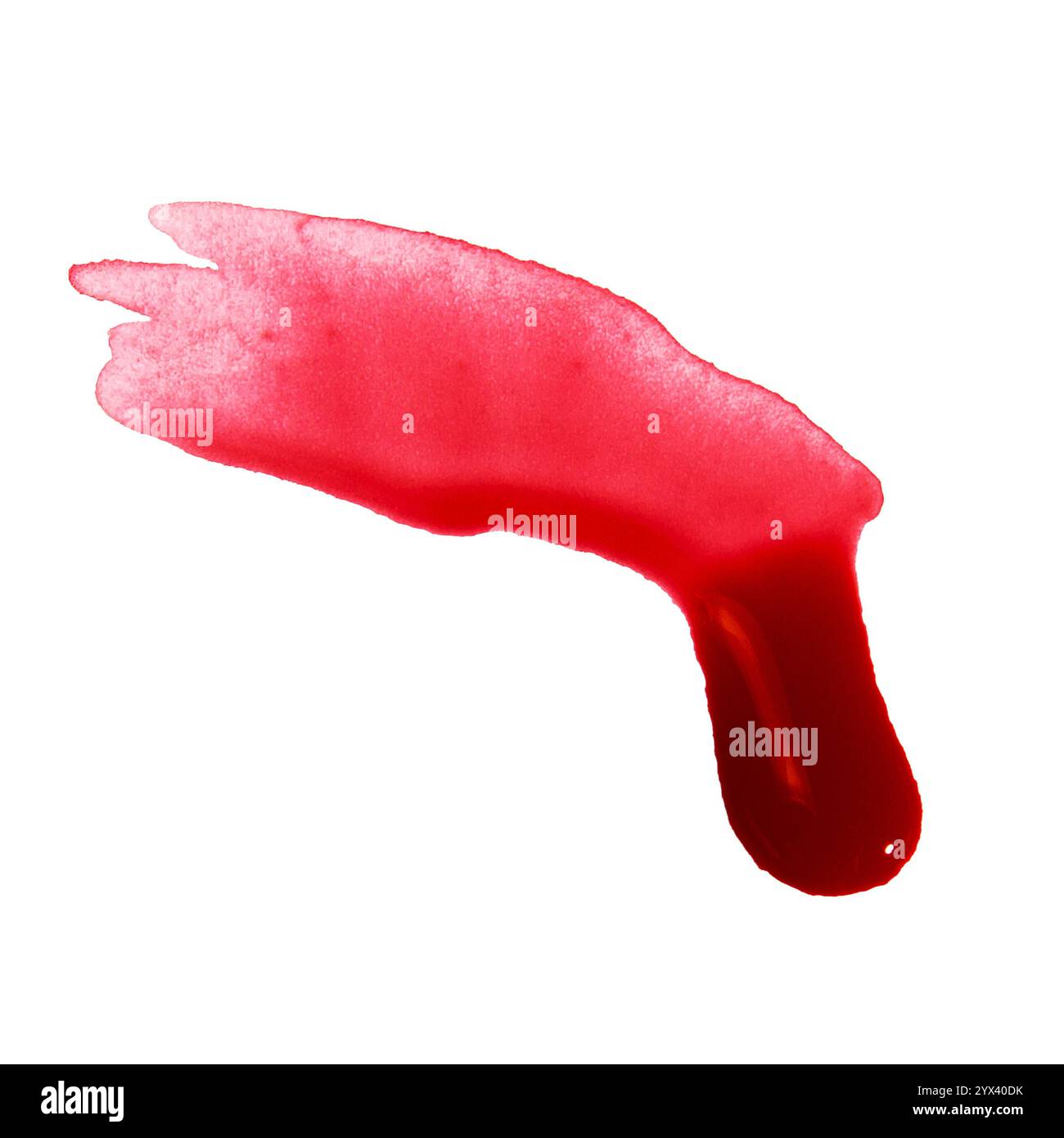 Bleed blood drop horror isolated Cut Out Stock Images & Pictures - Alamy