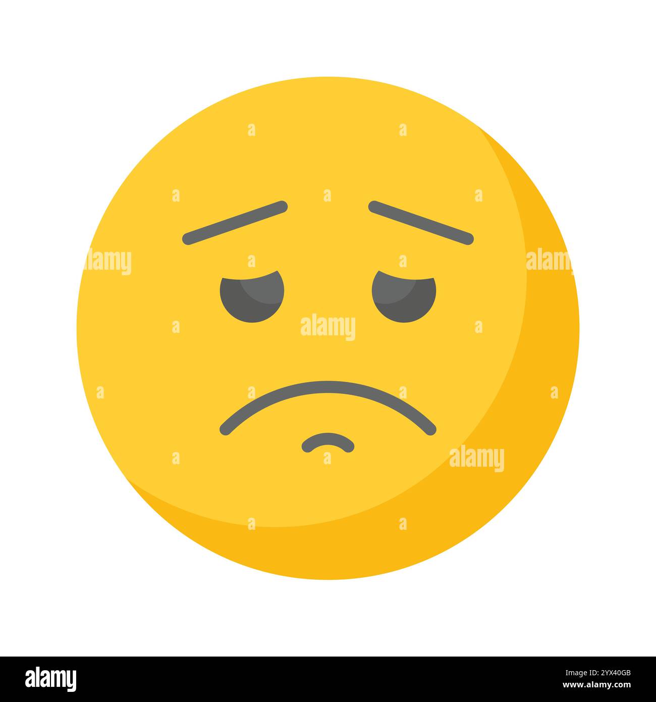 Hands on face sad Cut Out Stock Images & Pictures - Alamy