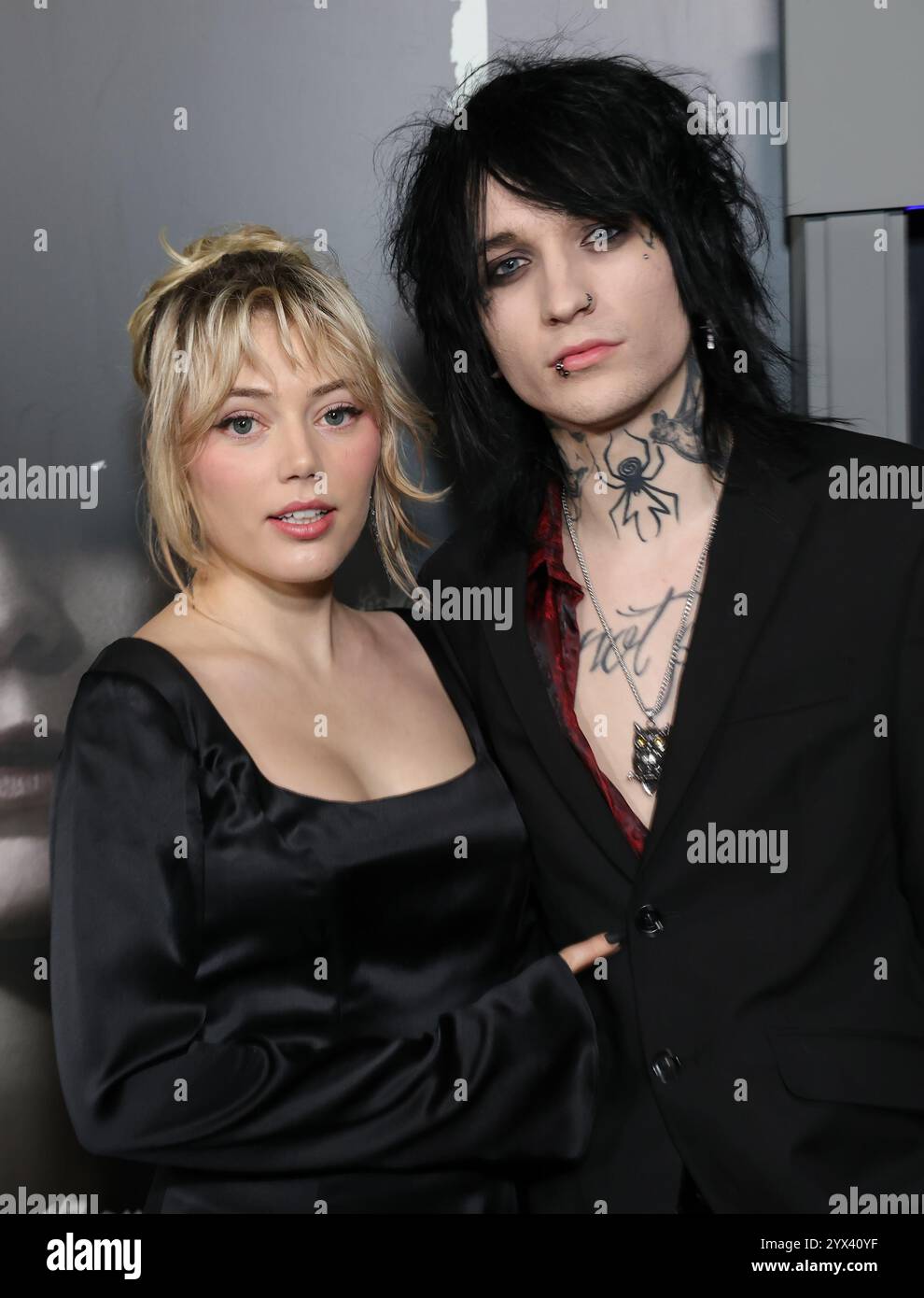 Los Angeles, Ca. 12th Dec, 2024. Johnnie Guilbert, Grace Van Dien at ...