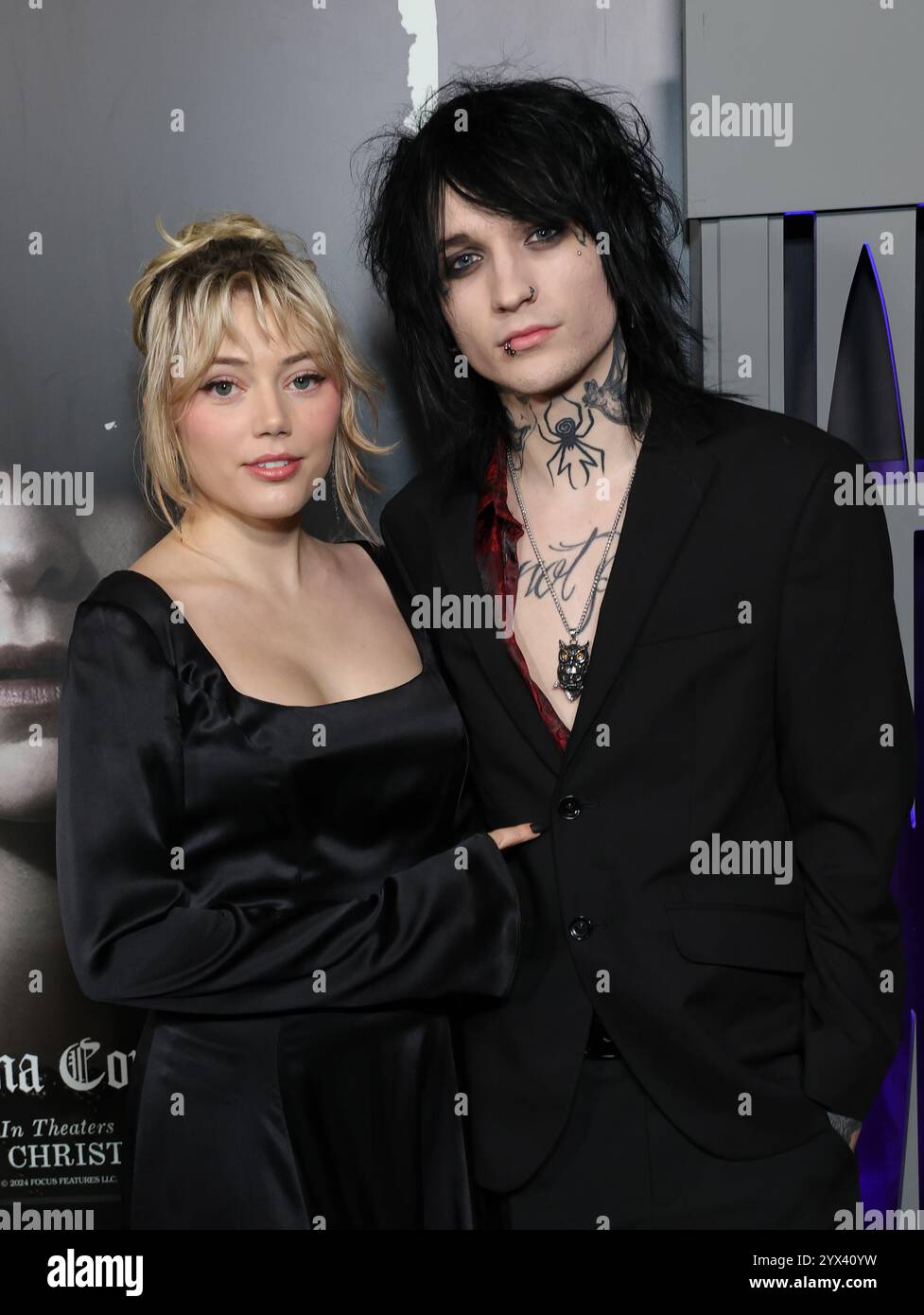 Los Angeles, Ca. 12th Dec, 2024. Johnnie Guilbert, Grace Van Dien at ...