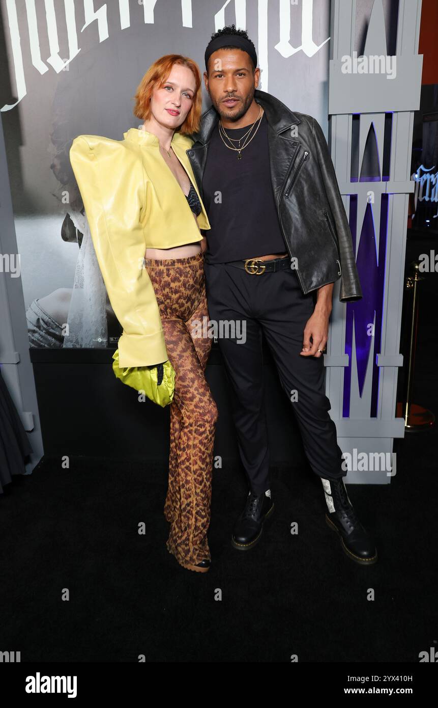 Los Angeles, Ca. 12th Dec, 2024. Breeda Wool, Jeffrey Bowyer-Chapman at ...