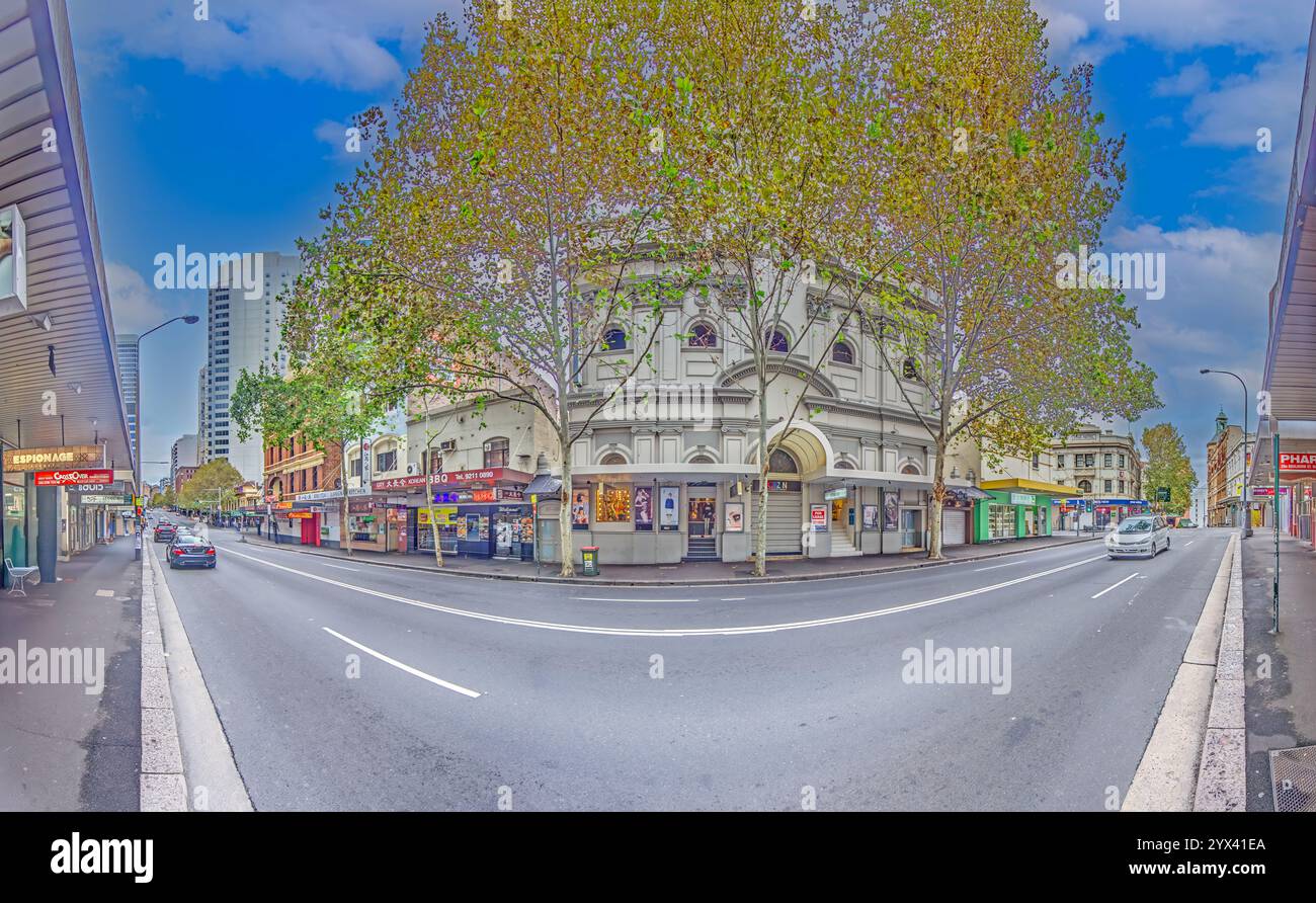 Intersection view with Queen Victoria Building, showcasing its ornate ...