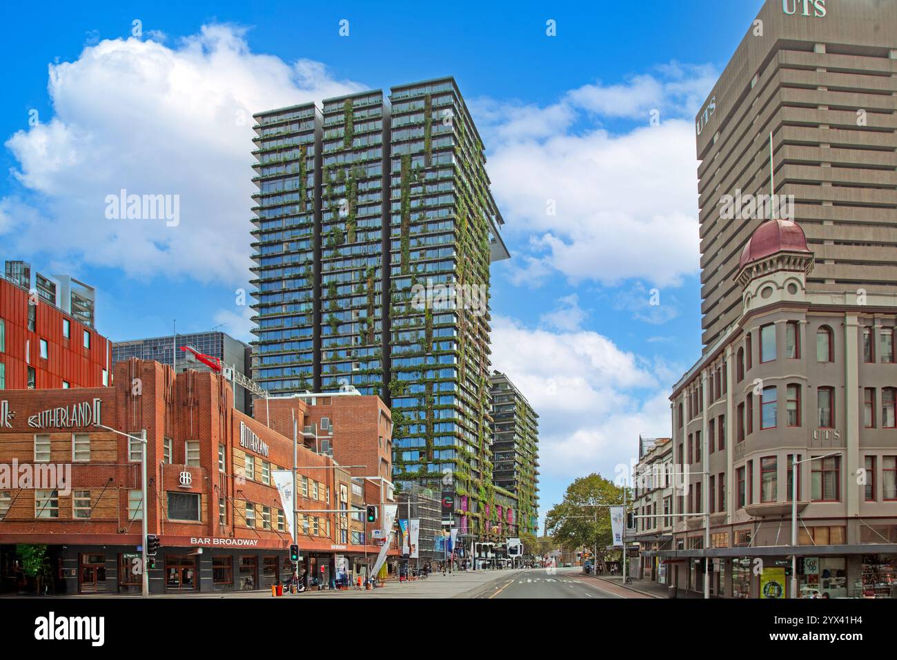 Central Park Sydney with its vertical garden and vibrant urban ...