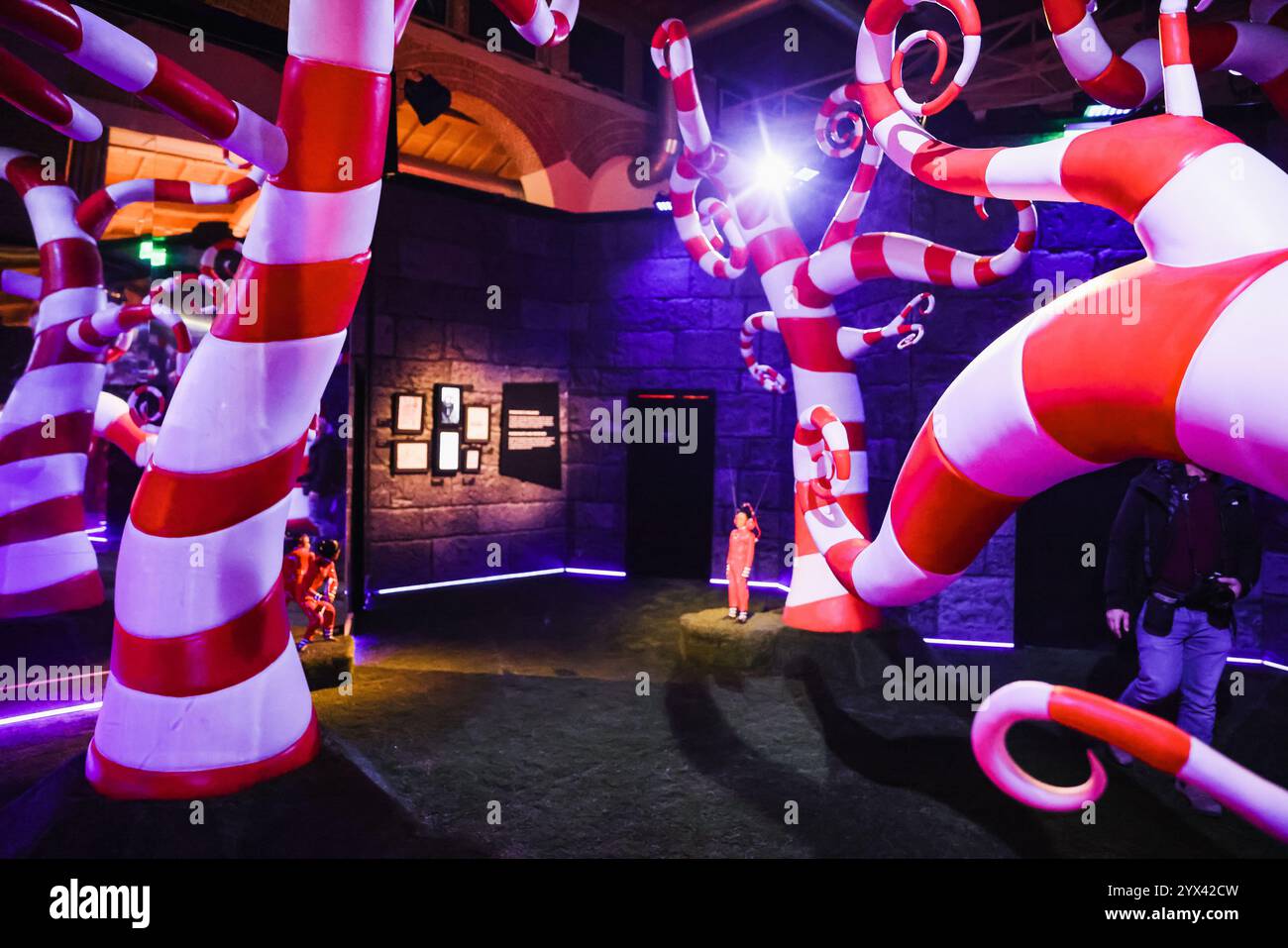 Milan, Italy. 12th Dec, 2024. Milan, The opening of the immersive ...