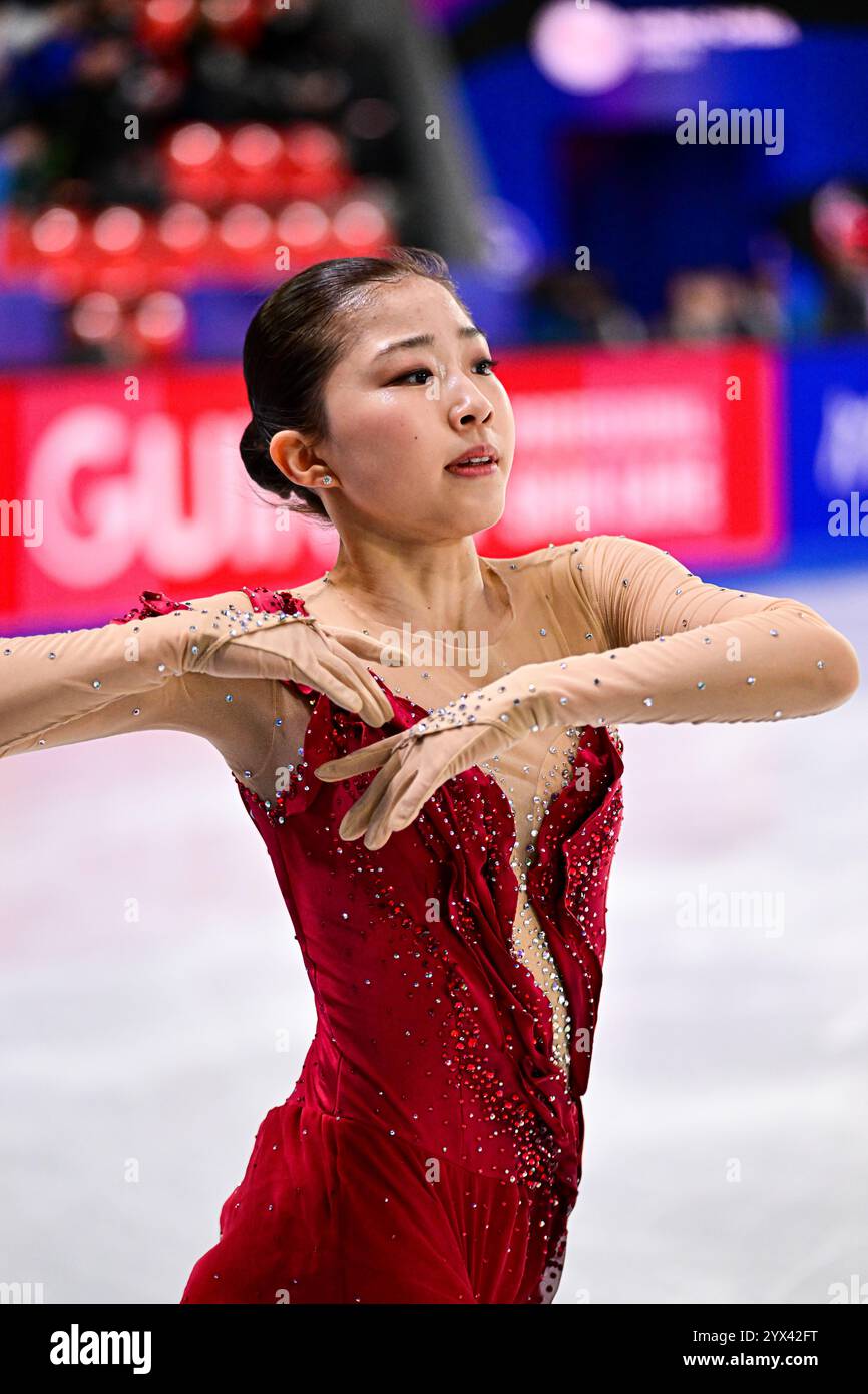 Mone CHIBA (JPN), during Senior Women Free Skating, at the ISU Grand ...