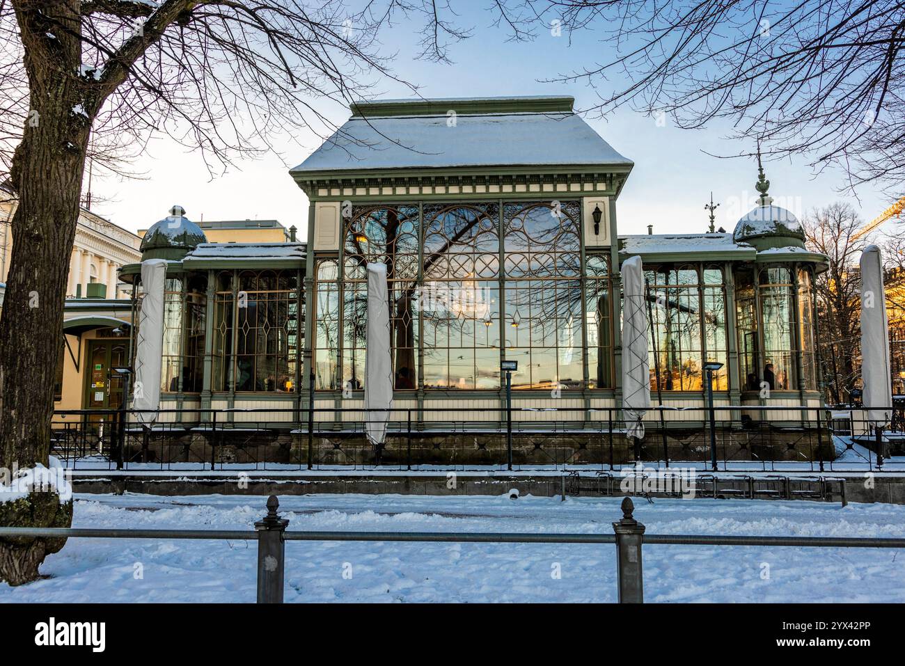 Banqueting rooms in the cellar and an outdoor terrace hi-res stock ...