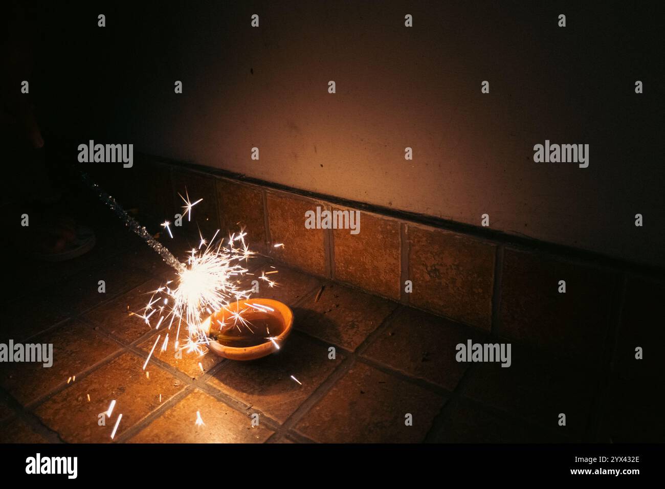 Capture the dazzling spectacle of Diwali firecrackers, including ground ...