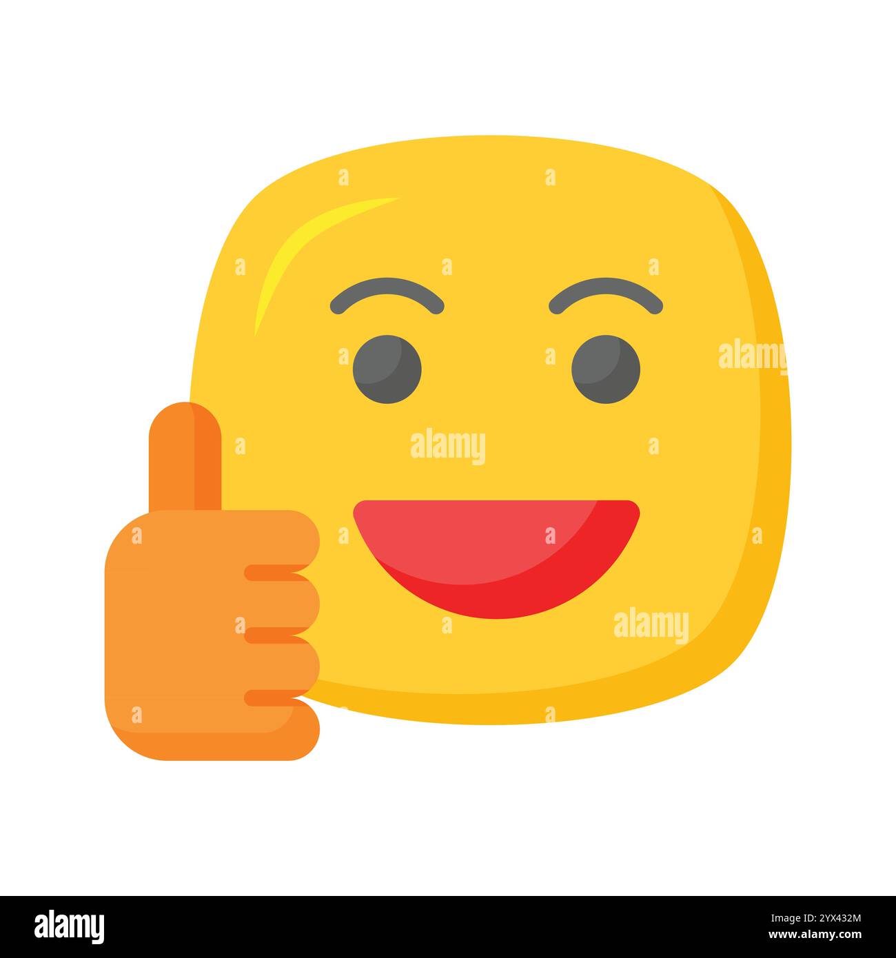 Thumbs up emoji mask hi-res stock photography and images - Alamy
