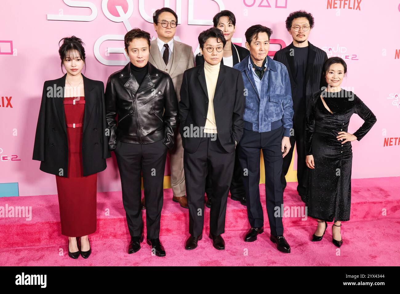 LOS ANGELES, CALIFORNIA, USA - DECEMBER 12: Jo Yu-ri, Lee Byung-hun ...