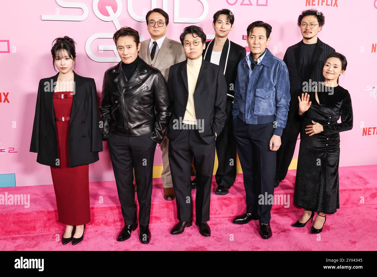 LOS ANGELES, CALIFORNIA, USA - DECEMBER 12: Jo Yu-ri, Lee Byung-hun ...