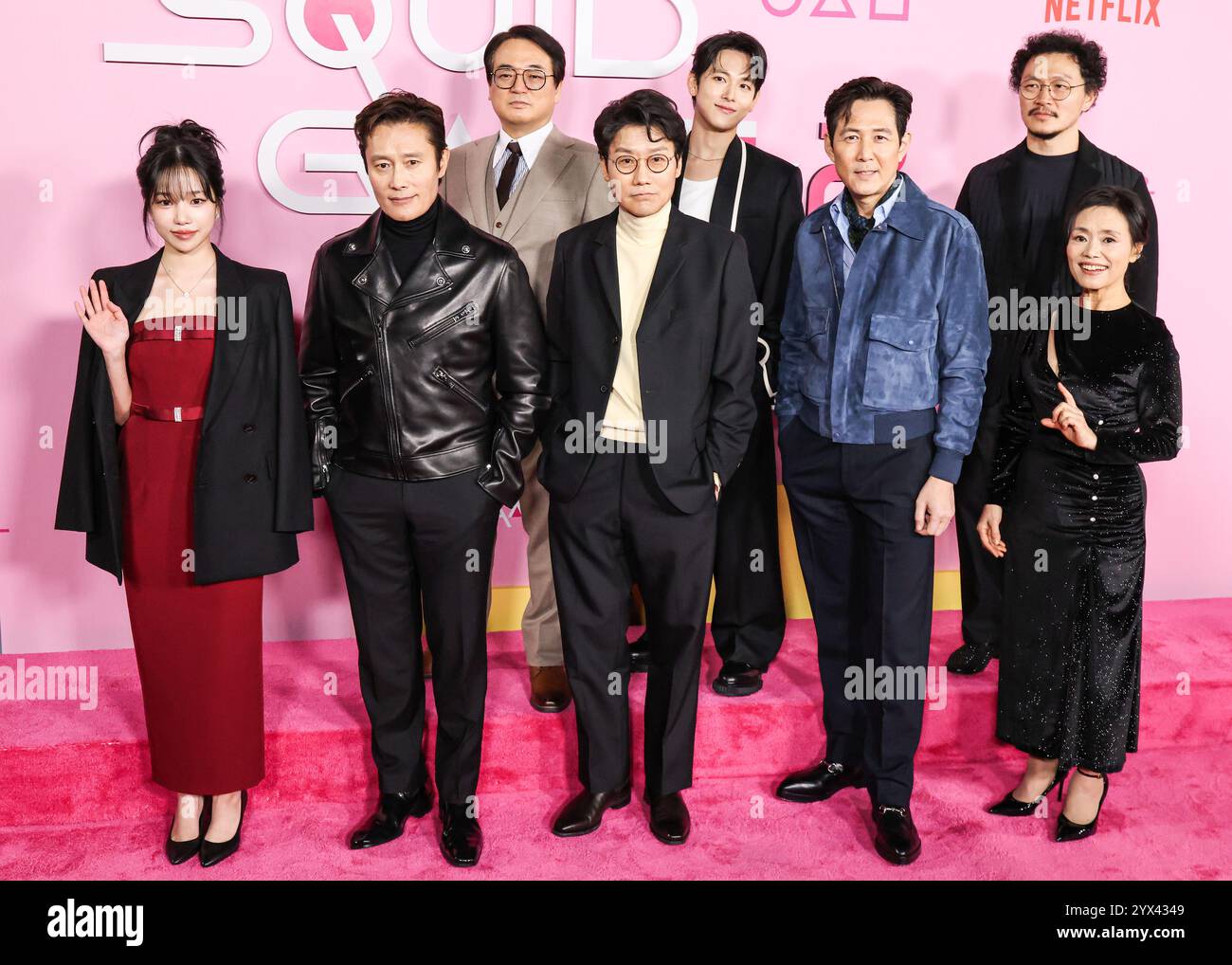 LOS ANGELES, CALIFORNIA, USA - DECEMBER 12: Jo Yu-ri, Lee Byung-hun ...