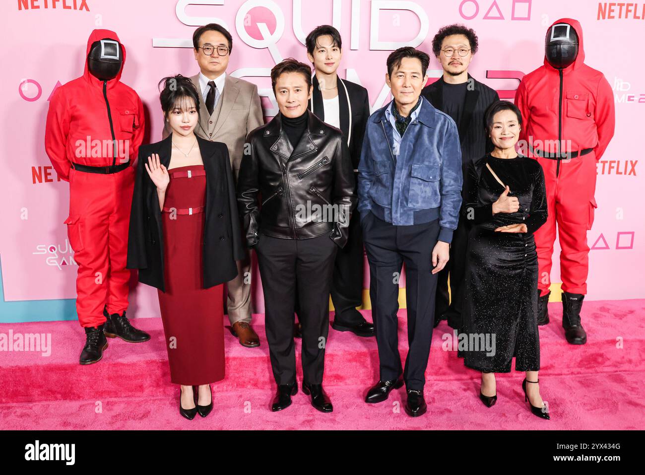 LOS ANGELES, CALIFORNIA, USA - DECEMBER 12: Jo Yu-ri, Lee Seo-hwan, Lee ...