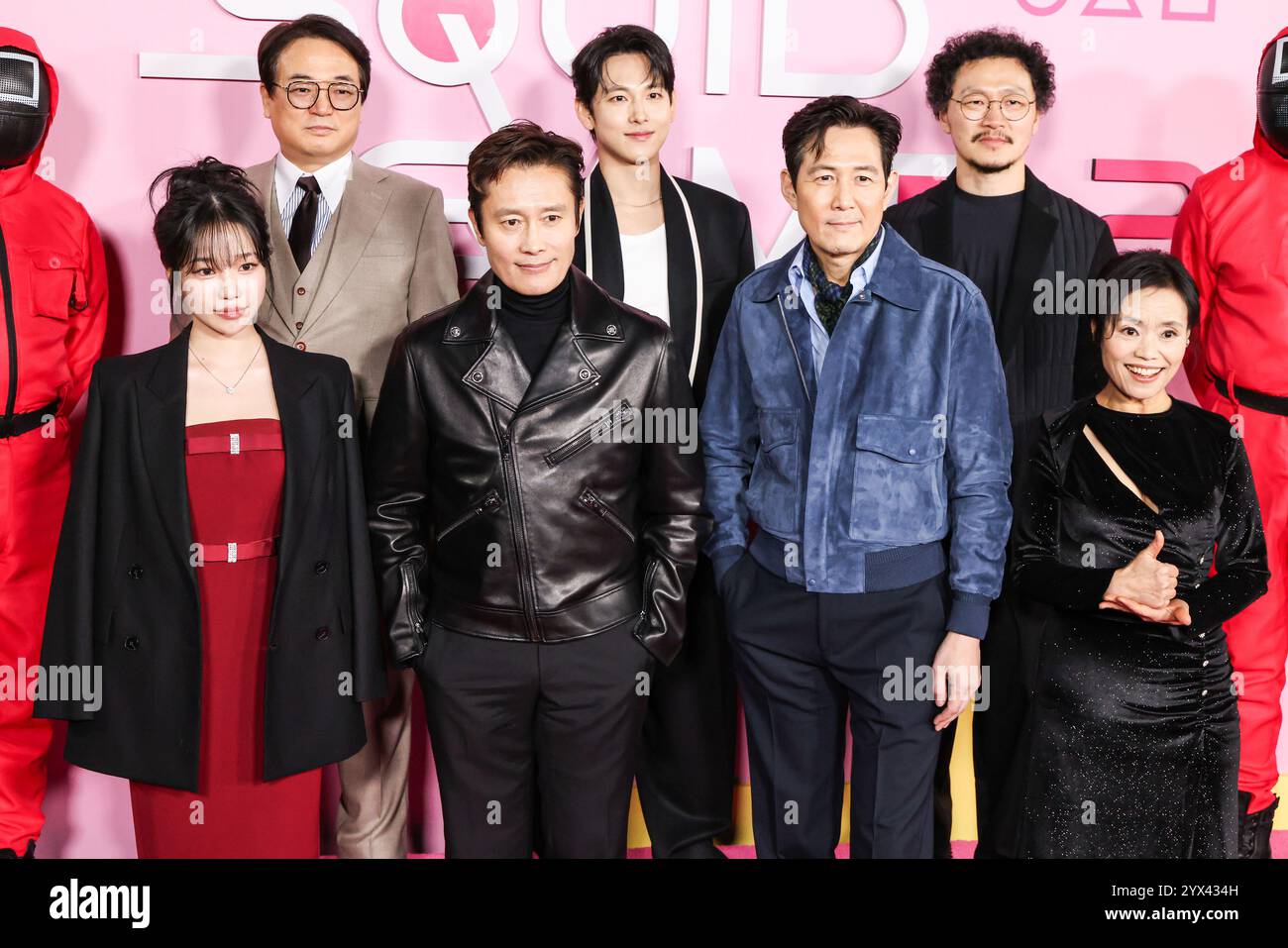 LOS ANGELES, CALIFORNIA, USA - DECEMBER 12: Jo Yu-ri, Lee Seo-hwan, Lee ...