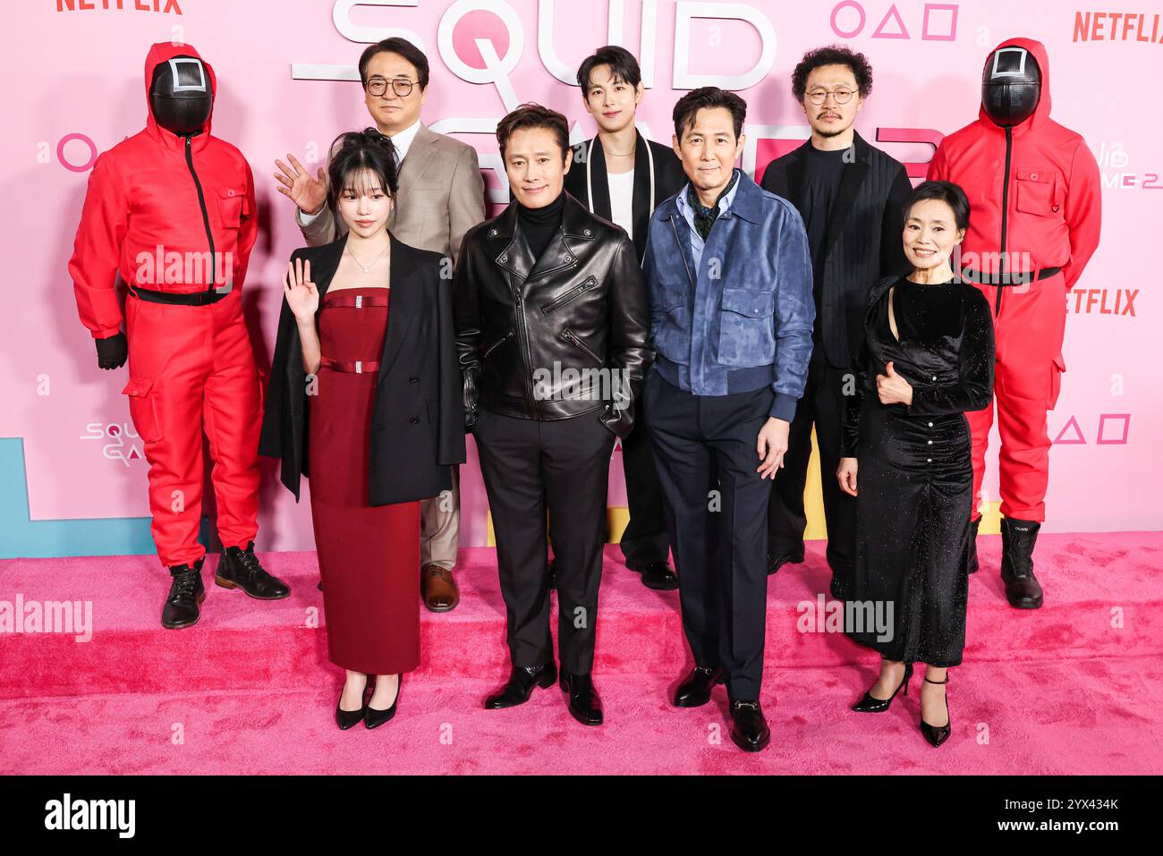 LOS ANGELES, CALIFORNIA, USA - DECEMBER 12: Jo Yu-ri, Lee Seo-hwan, Lee ...