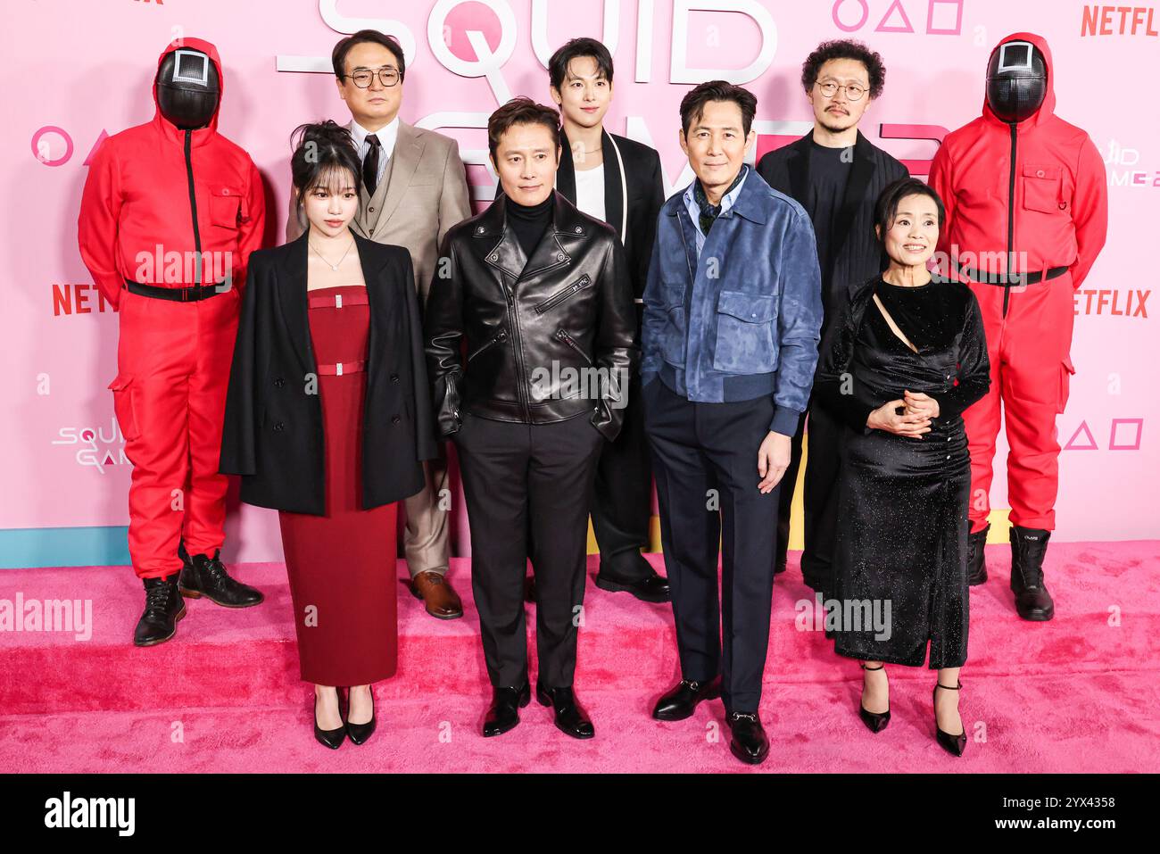 LOS ANGELES, CALIFORNIA, USA - DECEMBER 12: Jo Yu-ri, Lee Seo-hwan, Lee ...