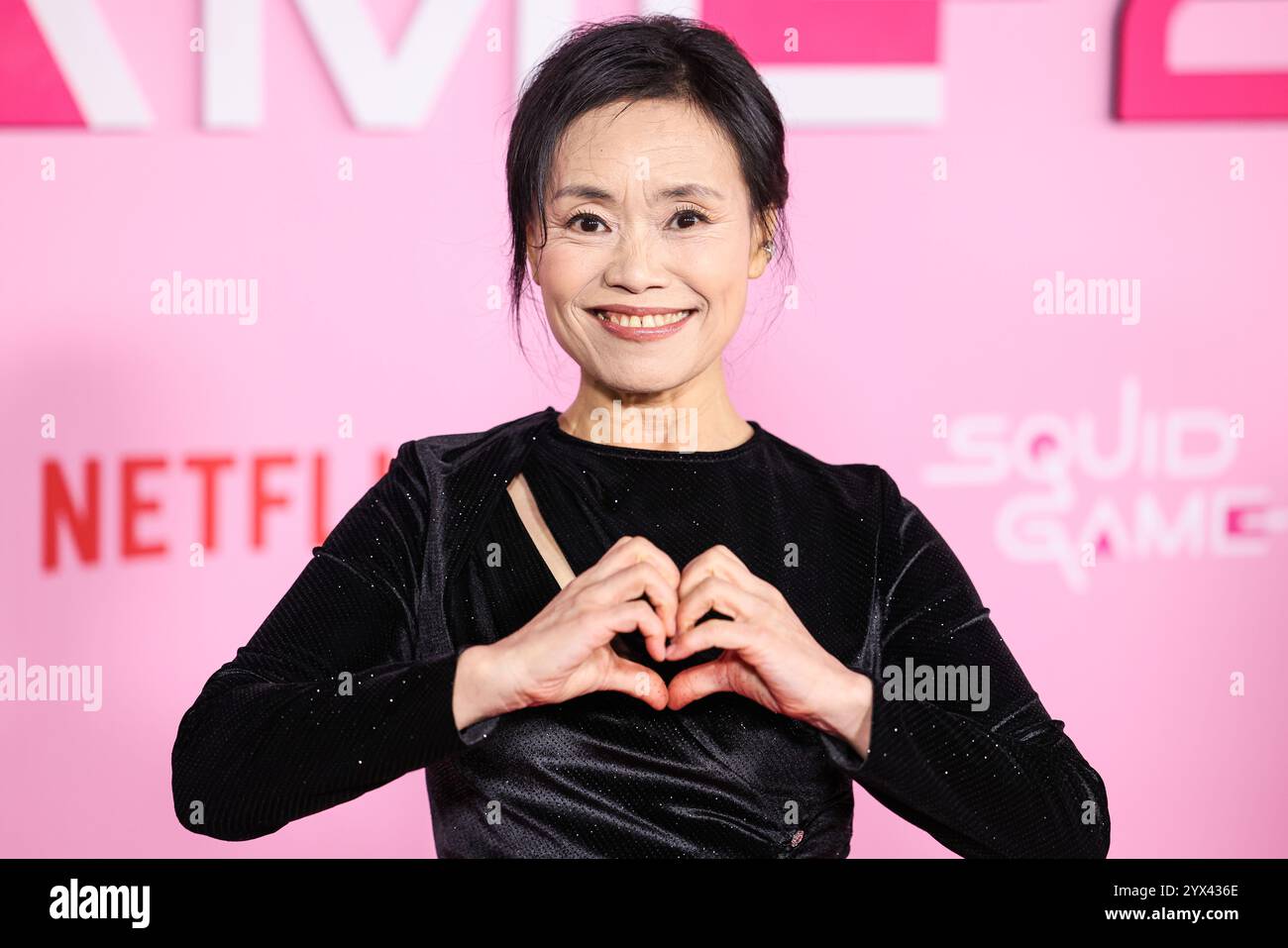 LOS ANGELES, CALIFORNIA, USA - DECEMBER 12: Kang Ae-shim arrives at the ...
