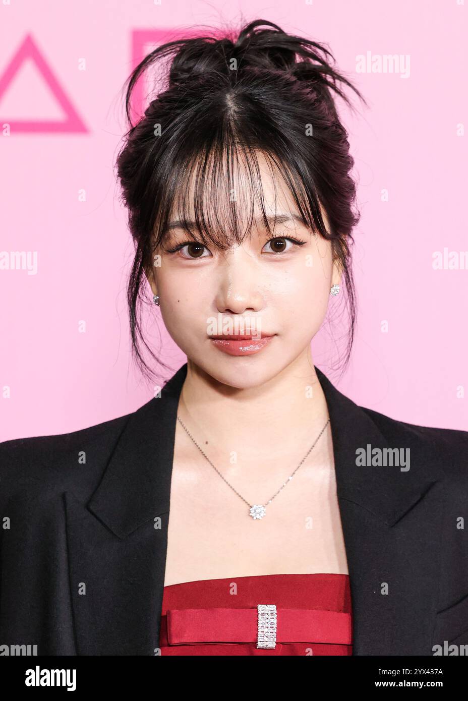 LOS ANGELES, CALIFORNIA, USA - DECEMBER 12: Jo Yu-ri arrives at the Los ...