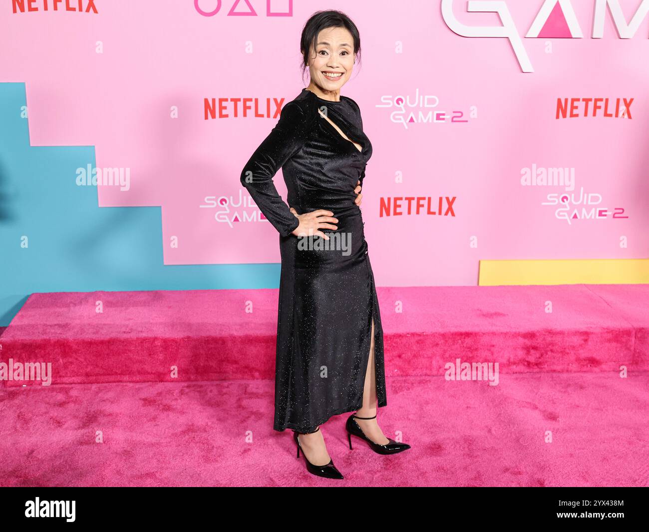 LOS ANGELES, CALIFORNIA, USA - DECEMBER 12: Kang Ae-shim arrives at the ...