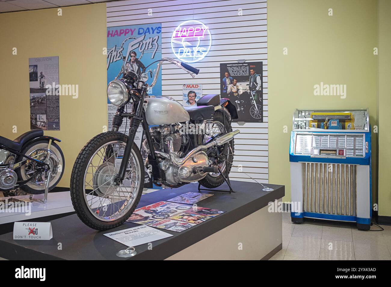 The Fonz Triumph Motorcycle