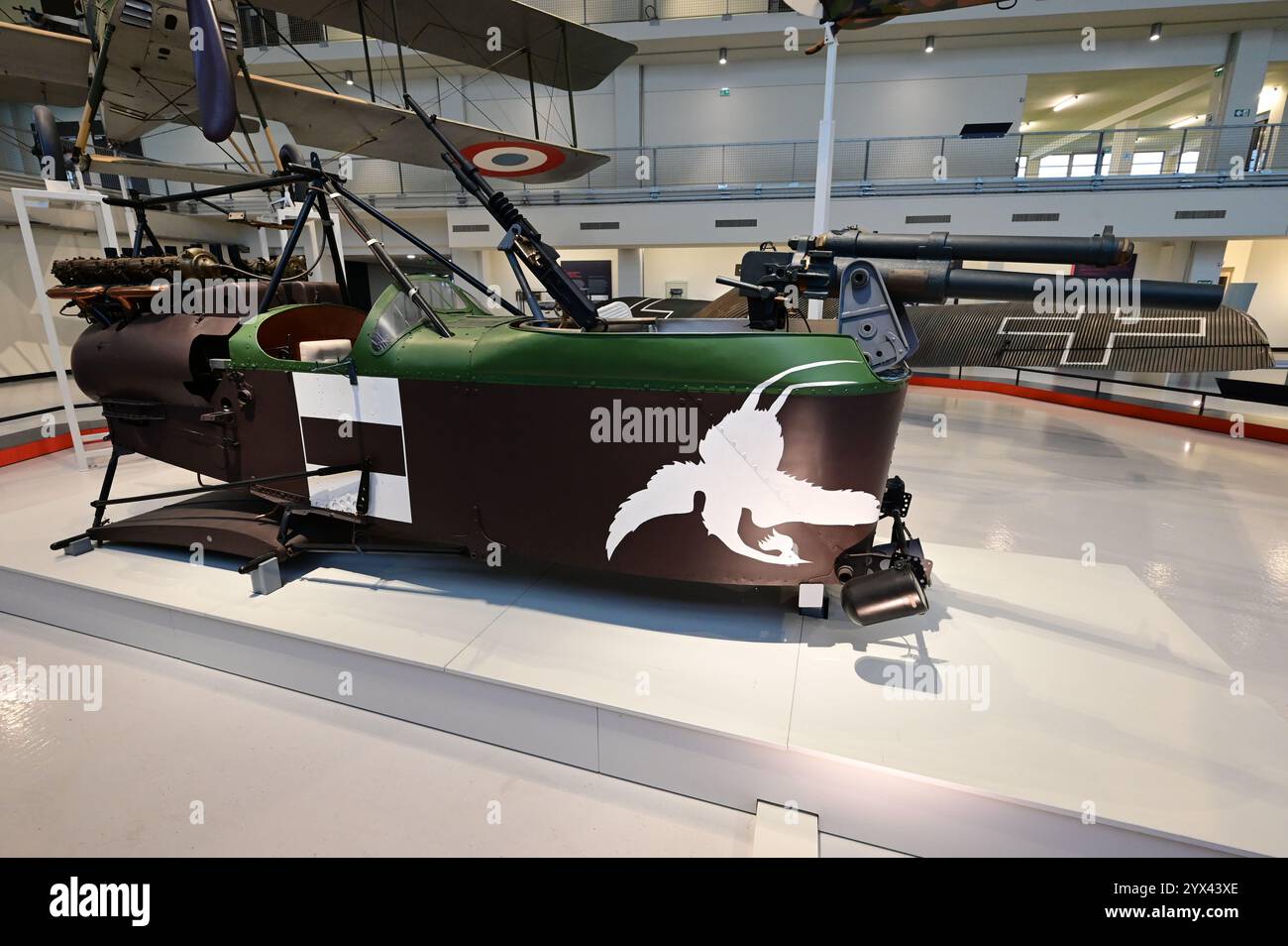Voisin 10 CA2 Airplane Gondola at the Musée de l'Air et de l'Espace Stock Photo - Alamy