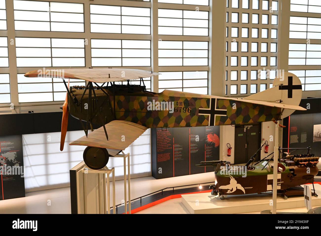 Fokker D.VII at the Musée de l'Air et de l'Espace Stock Photo - Alamy