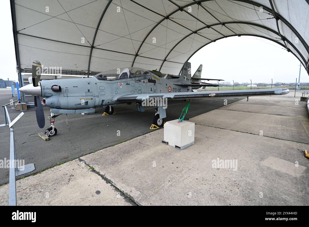 Embraer EMB 312 Tucano at the Musée de l'Air et de l'Espace Stock Photo ...