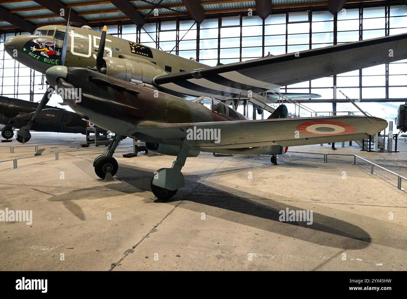 Dewoitine D-520 French Fighter at the Musée de l'Air et de l'Espace ...