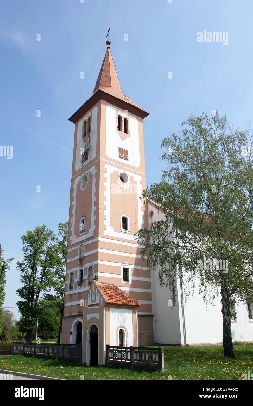 Church of Saint Michael the Archangel in Ludina Croatia Stock Photo - Alamy