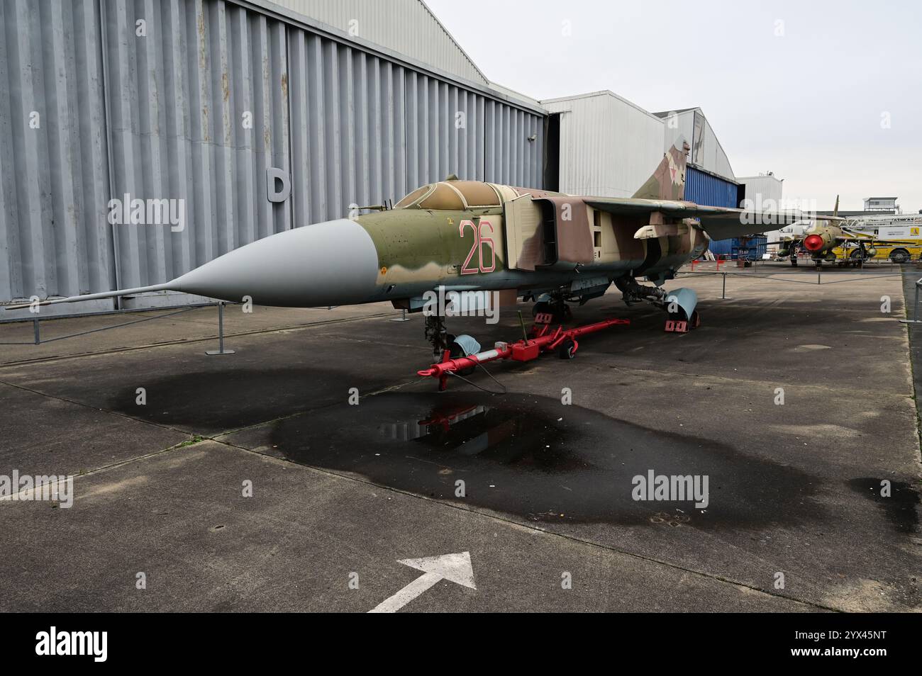 Mig 23 ML at the Musée de l'Air et de l'Espace Stock Photo - Alamy