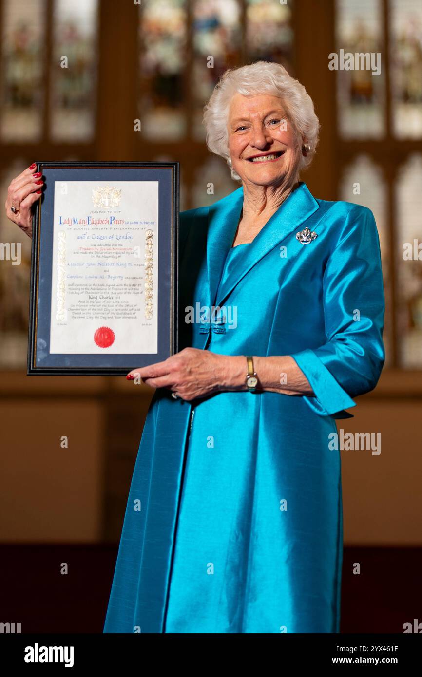 Olympic athlete and sport ambassador, Lady Mary Peters, is granted the ...