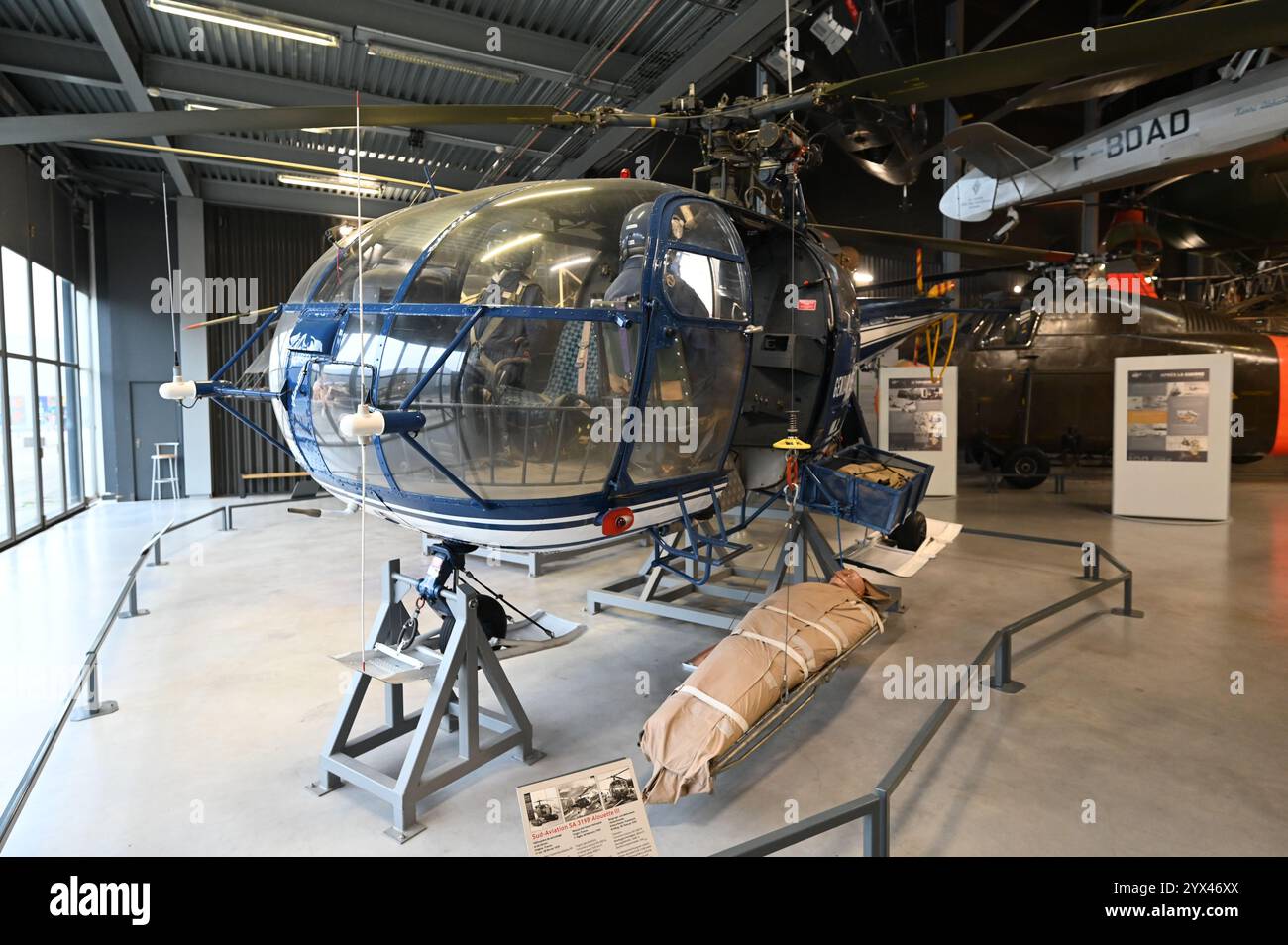 Sud-Aviation SA 319B Alouette III at the Musée de l'Air et de l'Espace ...