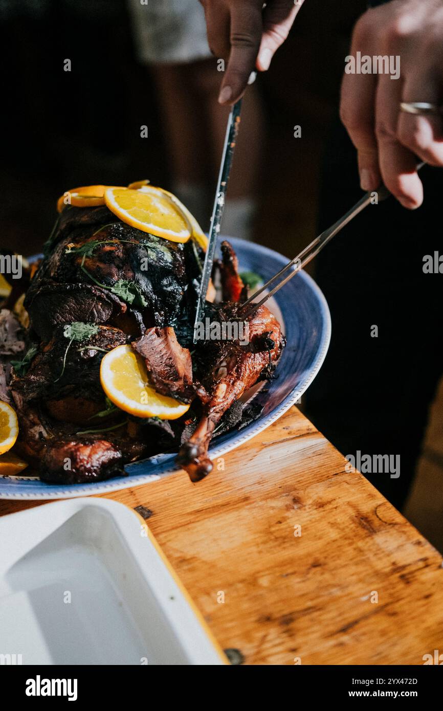 Using a pair of tongs hi-res stock photography and images - Alamy