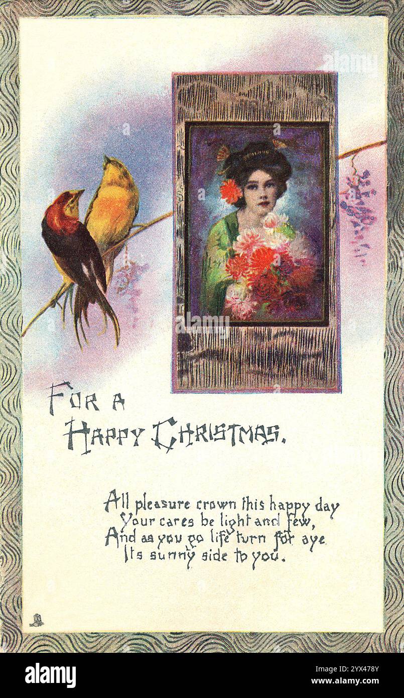 Tuck Christmas postcard Published by Raphael Tuck & Sons Stock Photo - Alamy