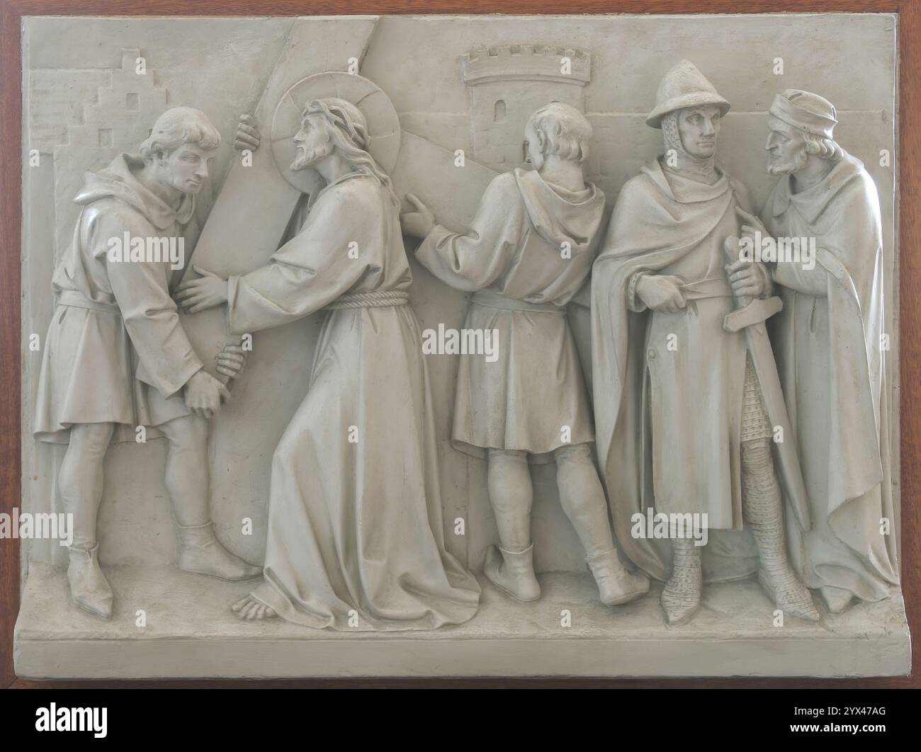 2nd Stations of the Cross, Jesus is given his cross, church of ...