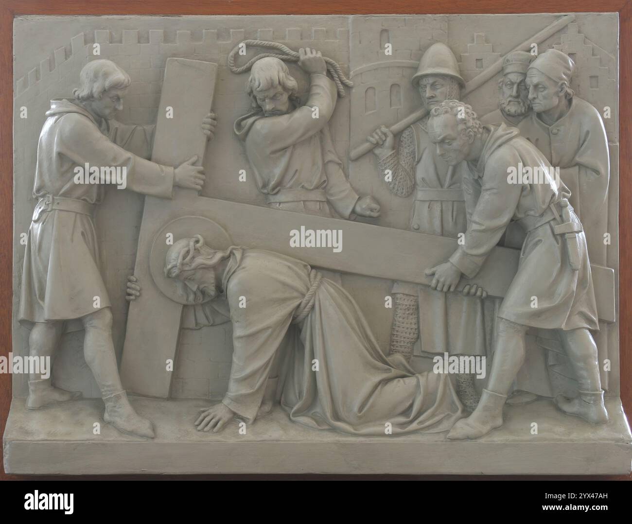 3rd Stations of the Cross, Jesus falls the first time, church of ...