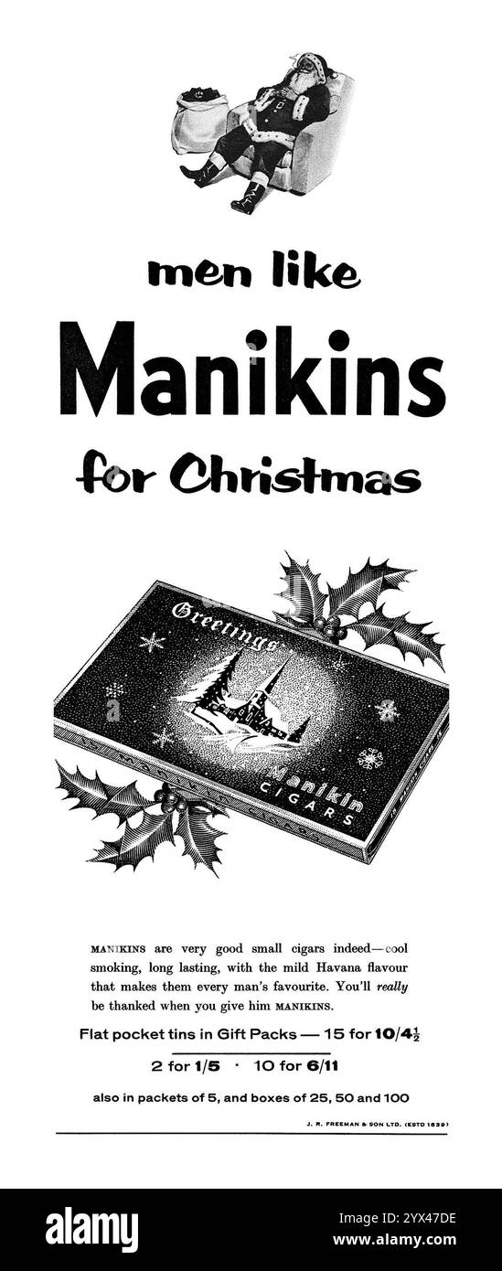 Christmas illustration cut out gift Black and White Stock Photos ...