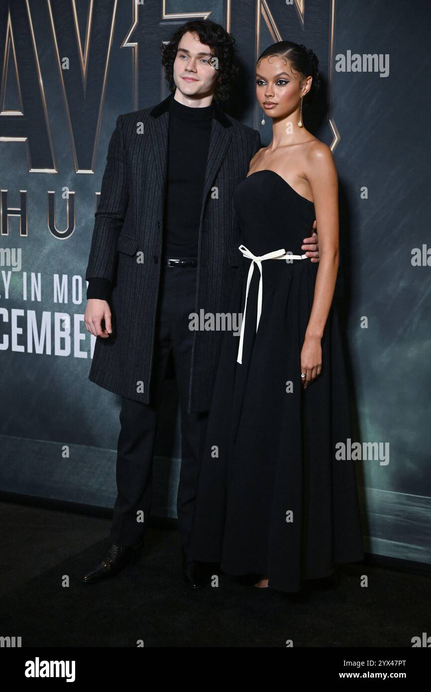 Levi Miller and Ke'Andra 'Coco' Samone Stock Photo - Alamy