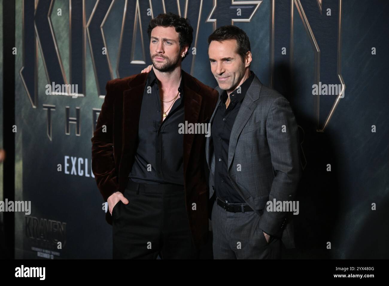 Aaron taylor johnson kraven the hunter hi-res stock photography and ...