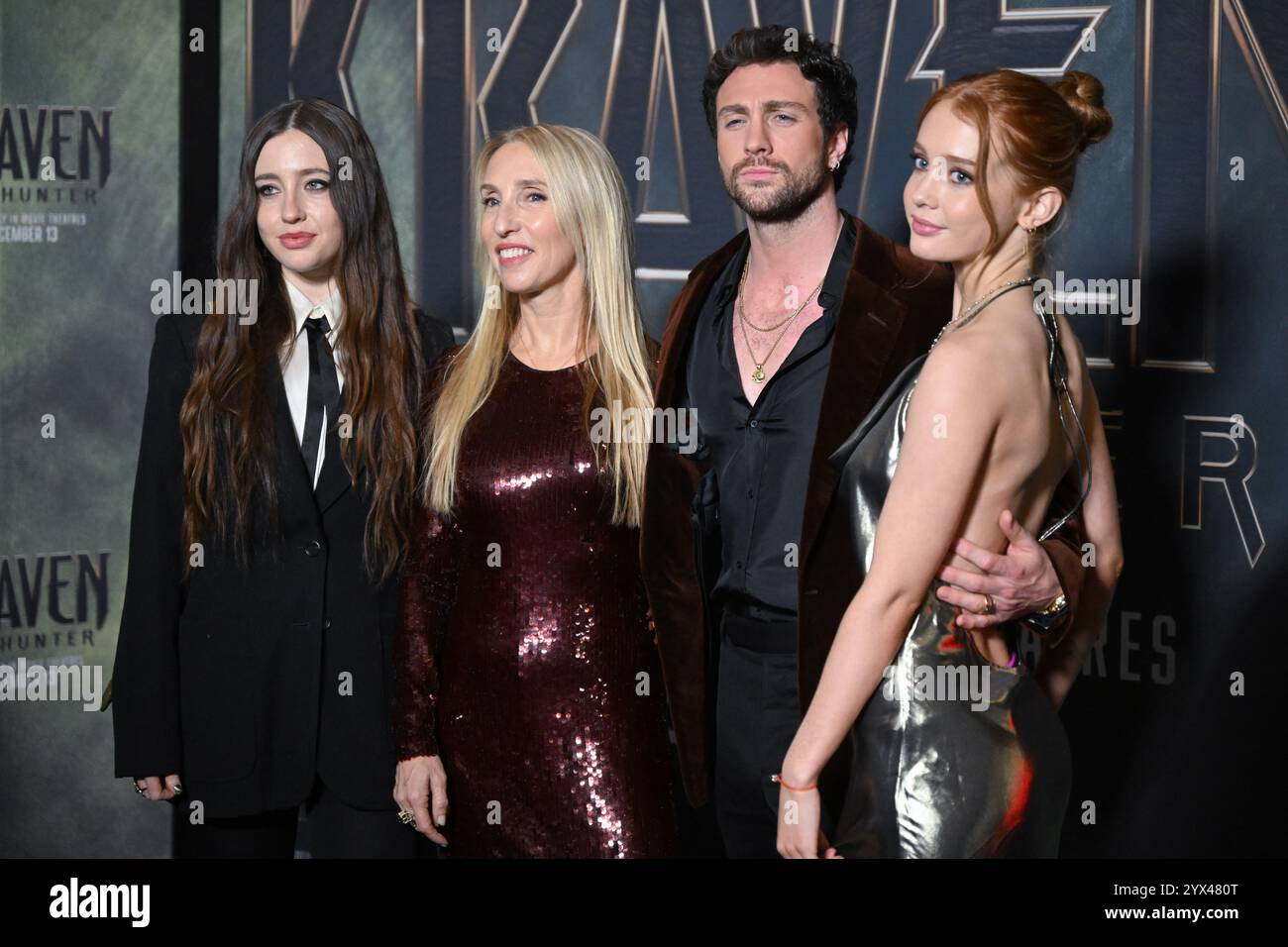 Angelica Jopling, Sam Taylor-Johnson, Aaron Taylor-Johnson and Jessie ...