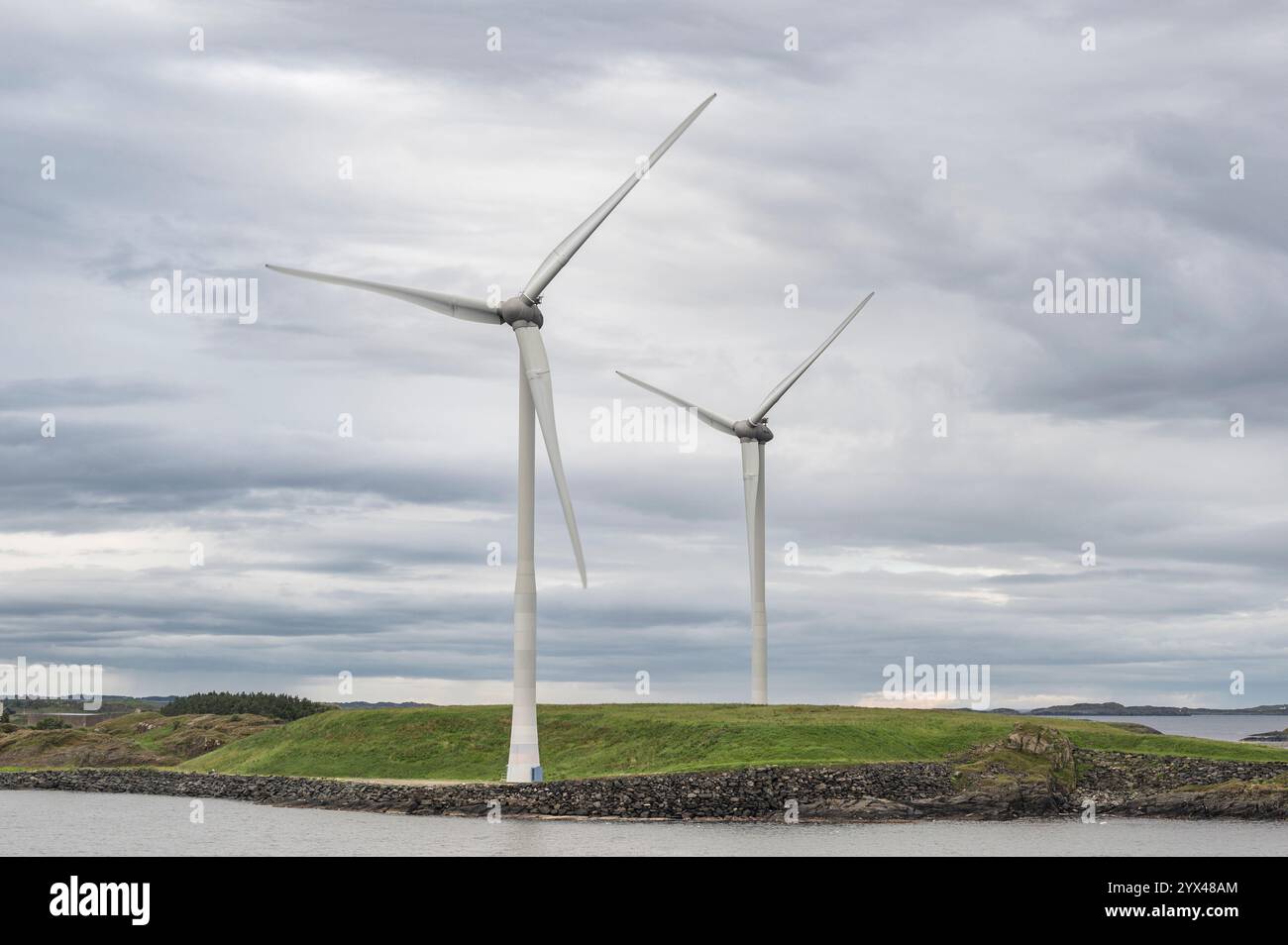 Wind turbines located on hi-res stock photography and images - Alamy