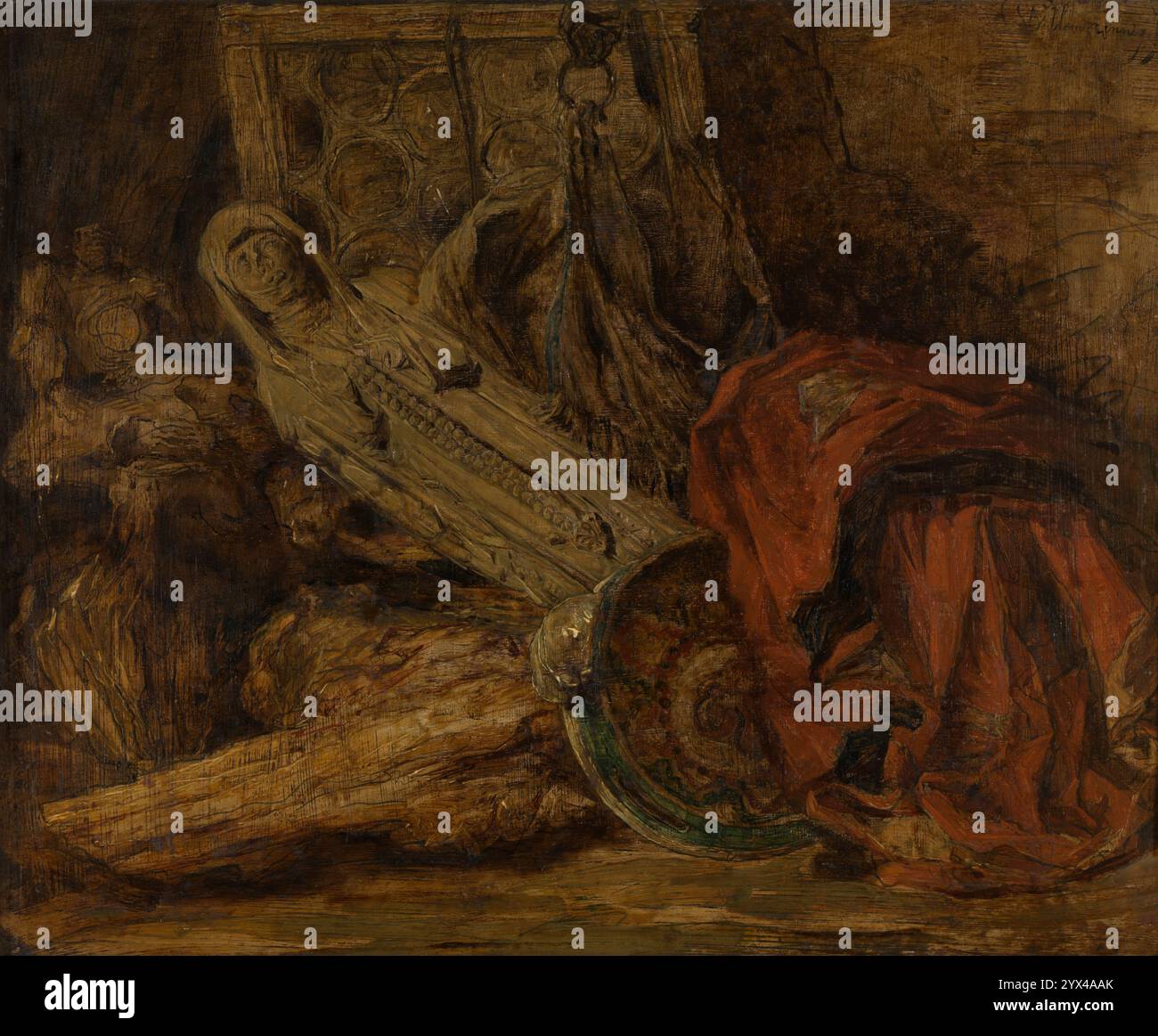 Still Life with Sculpture, c1870s Stock Photo - Alamy
